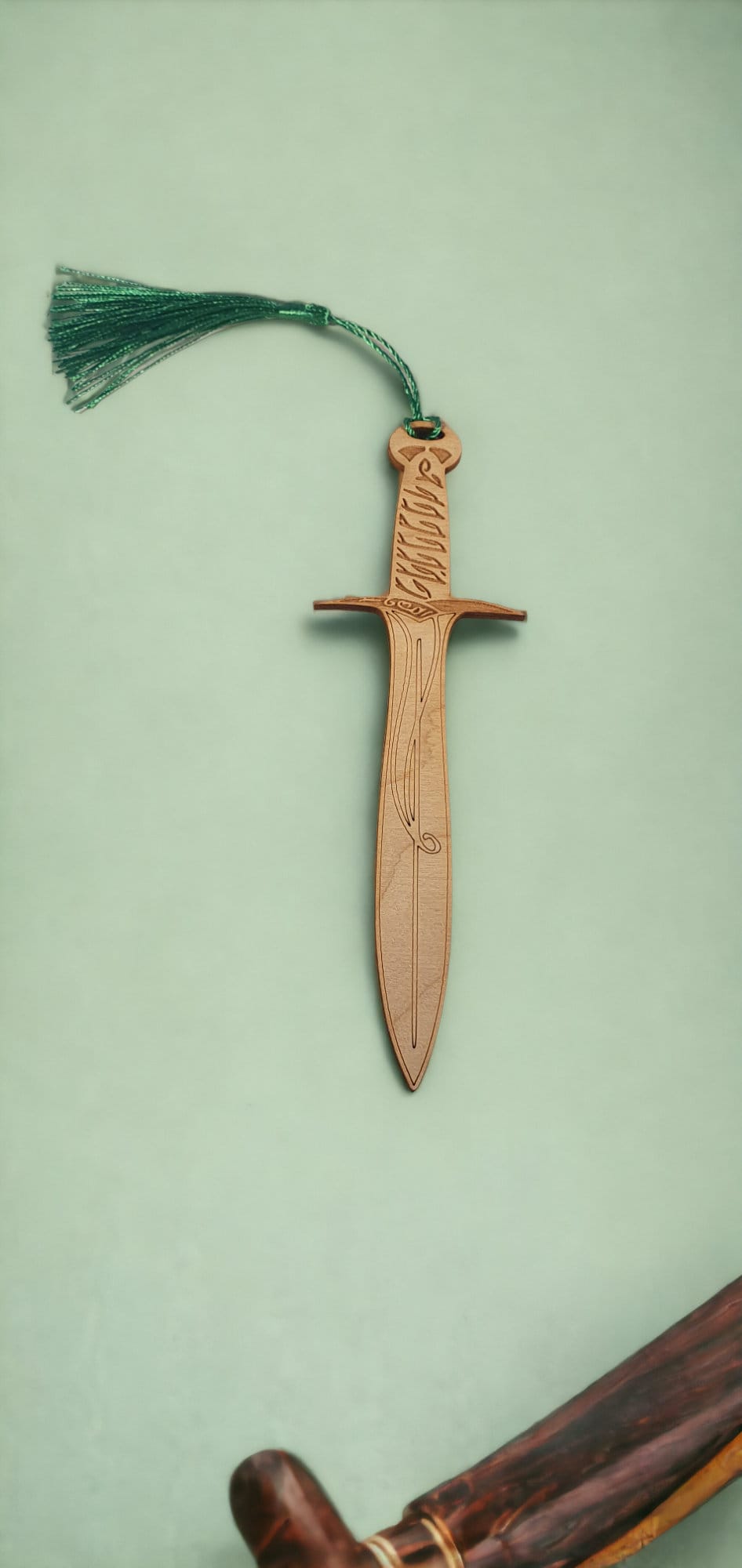 Sting-inspired Wooden Bookmark Wooden Sword Bookmark Hobbit - Etsy