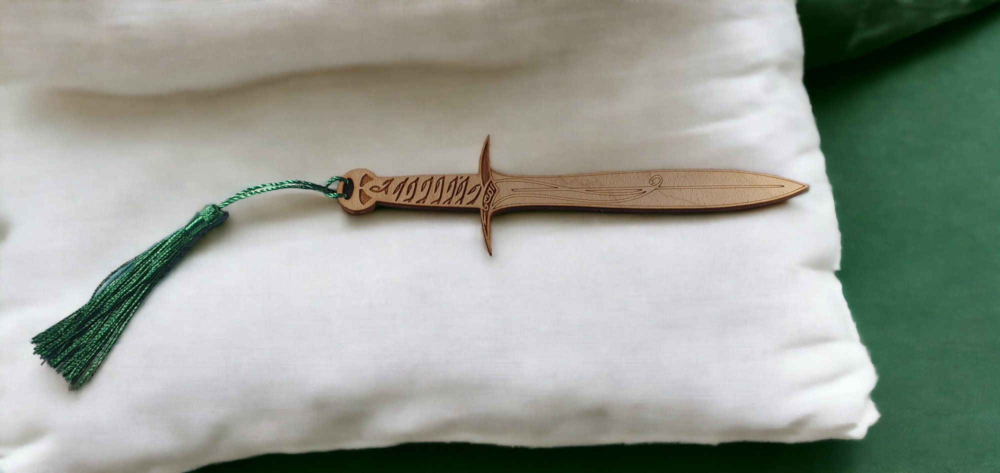 Sting-inspired Wooden Bookmark Wooden Sword Bookmark Hobbit - Etsy