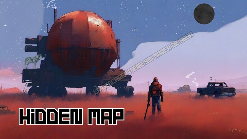 HIDDEN RUST MAP - Etsy