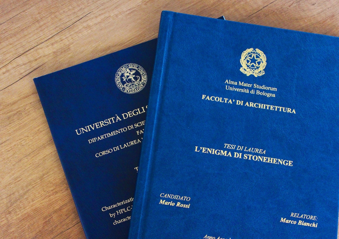 Professional Printing of Degree Thesis Hard Cover Thermal Engraving - Etsy