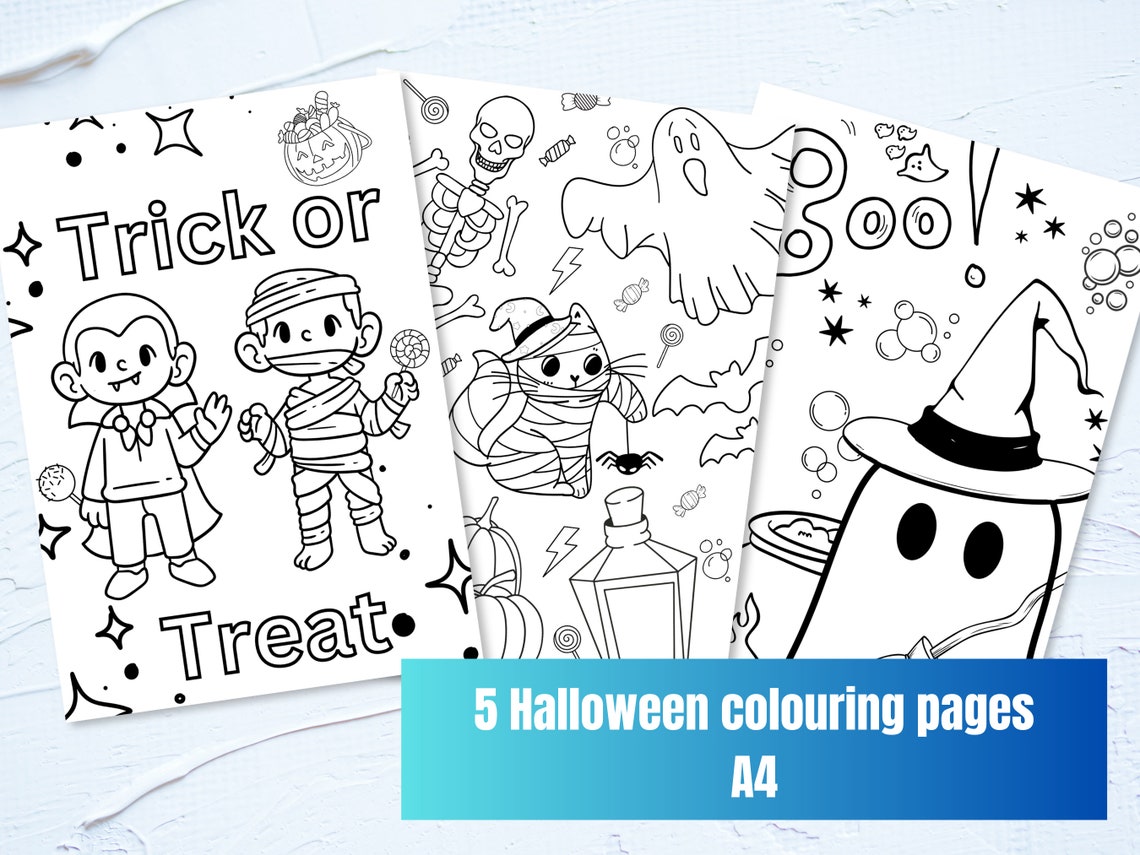 Printable Halloween Colouring Pages, Halloween Colouring Pages ...