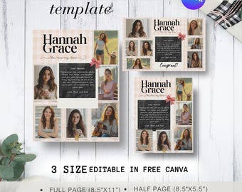 Yearbook Ad Template - Full Half Quarter Page , Senior Yearbook Ad ...