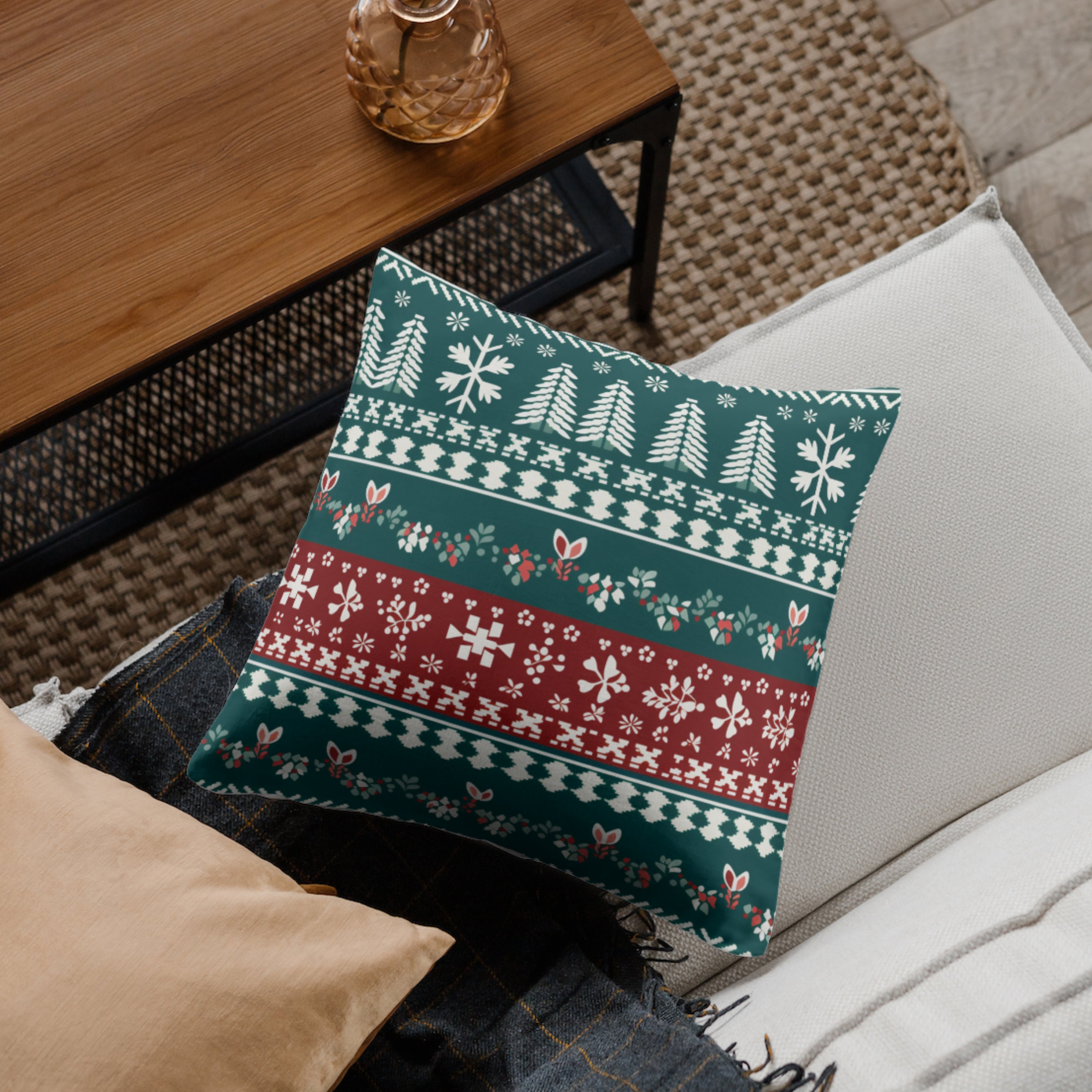 Seamless Nordic Digital Backgrounds, Christmas Backdrops, Christmas ...