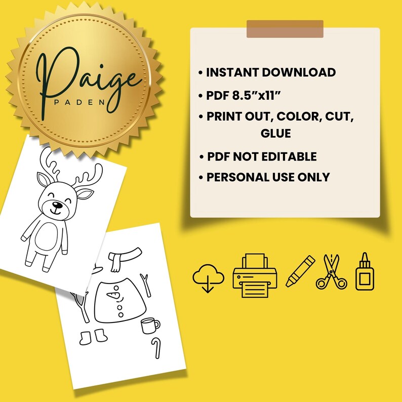 Disguise a Reindeer, Reindeer in Disguise Printable, Christmas ...