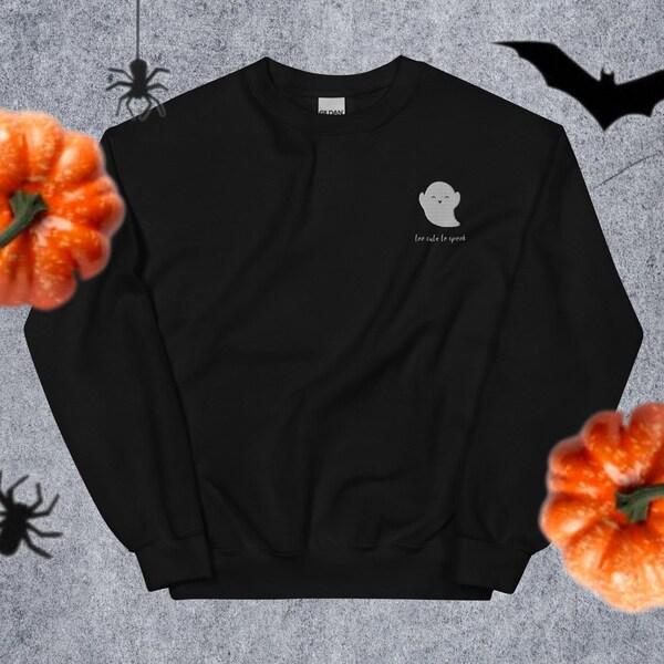 Halloween Crewneck Embroidery - Etsy
