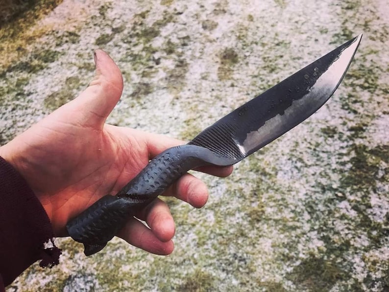 Twisted File Knife - Etsy