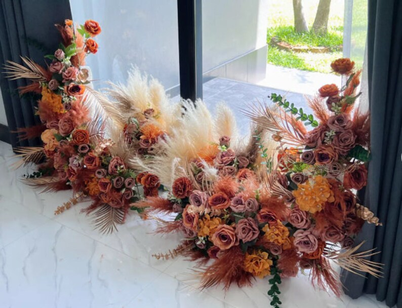 Crescent Moon Floral Arch, Wedding Flowers, Ready-made Floral ...