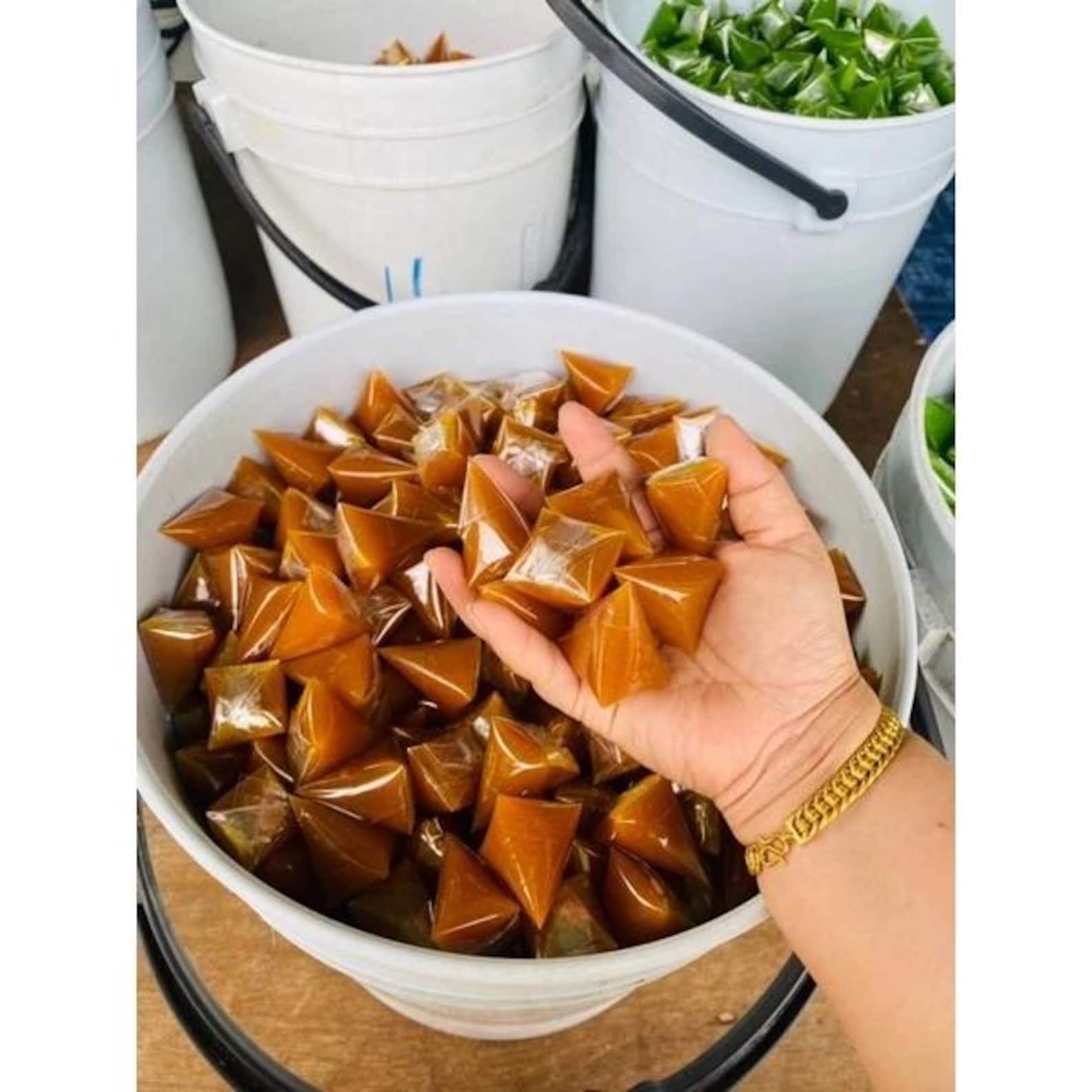 Thai Coconut Caramel Candy (kalamare) | Traditional Handmade Snack ...