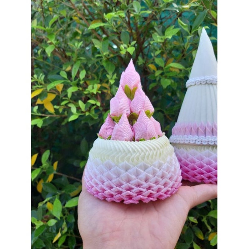 Traditional Thai Tray With Lid, Phan Thong Kam Offering Tray, Offering ...