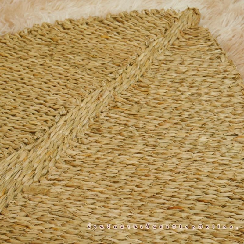 Reed Leaf-shaped Mat, Natural Reed Rug, Room Decor, Leaf-shaped Rug ...