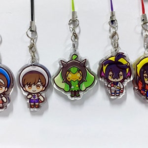 Pokemon Mini Acrylic Keychain Florian, Juliana, Kieran, Carmine ...
