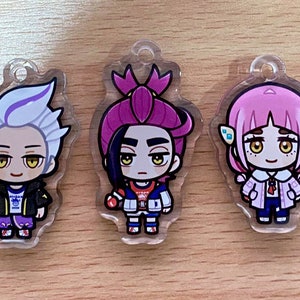 Pokemon Mini Acrylic Keychain Kieran, Drayton, Lacey, Crispin, Amarys ...