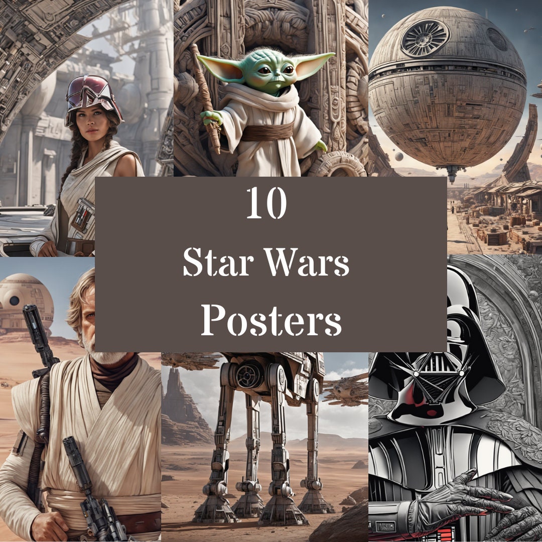 10 Star Wars Posters - Etsy