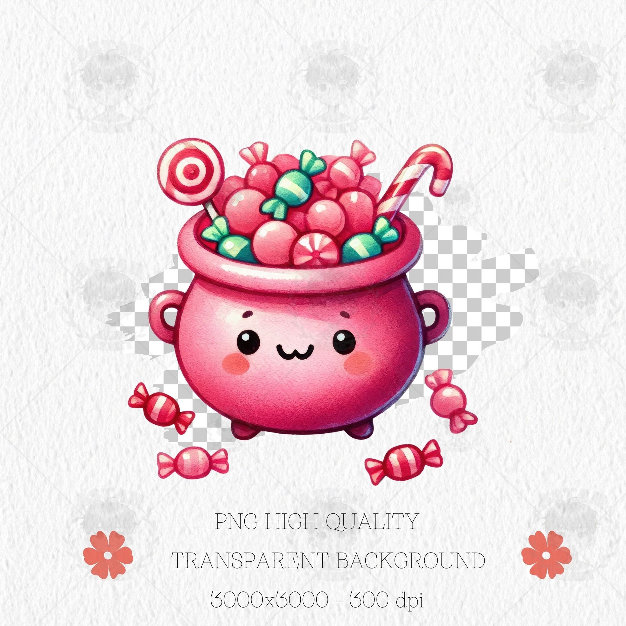 Pink Halloween Watercolor Clipart,halloween Clip Art,kids Halloween Diy ...