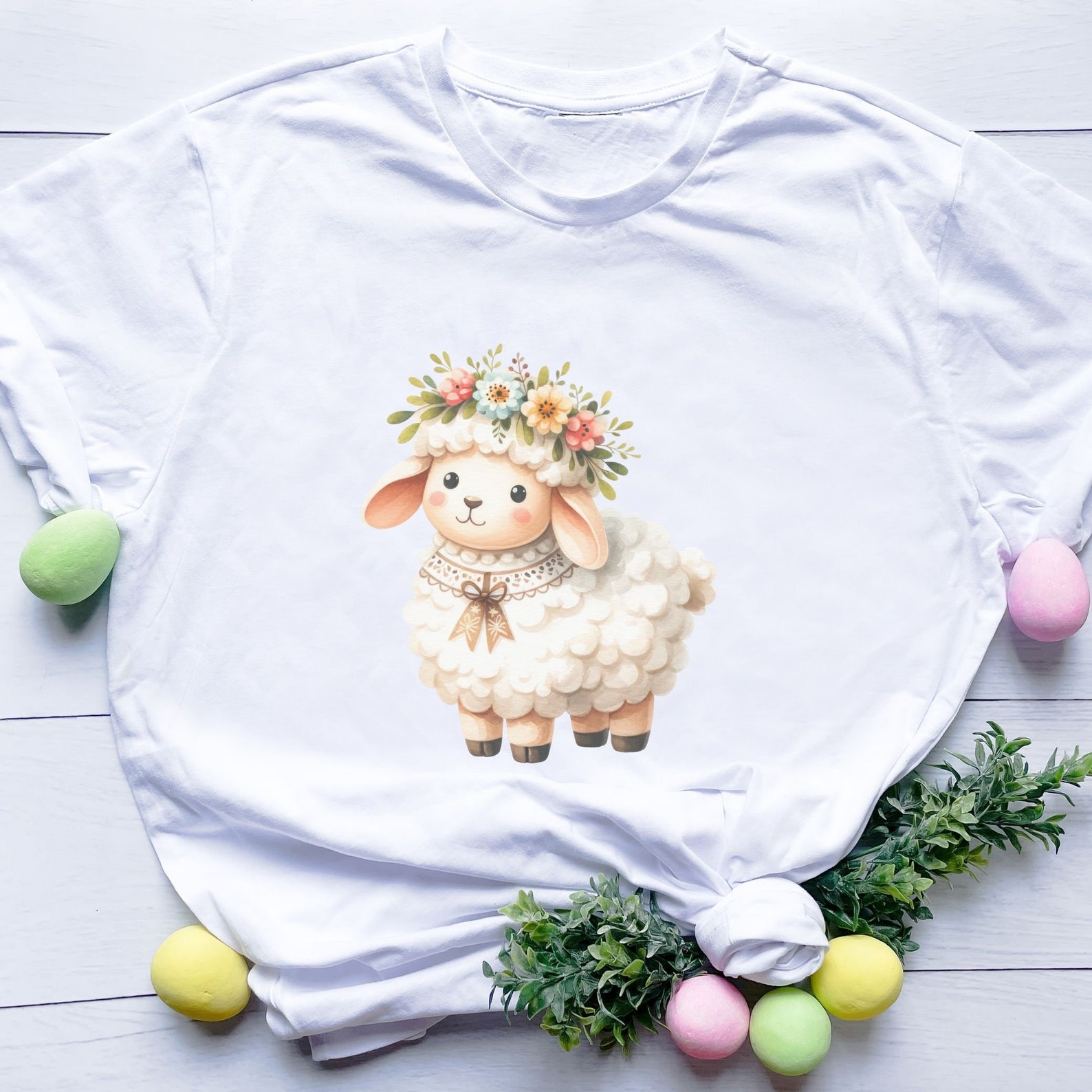 Easter Sheep Clipart, Water Color Clipart ,cute Sheep Clipart, Happy ...