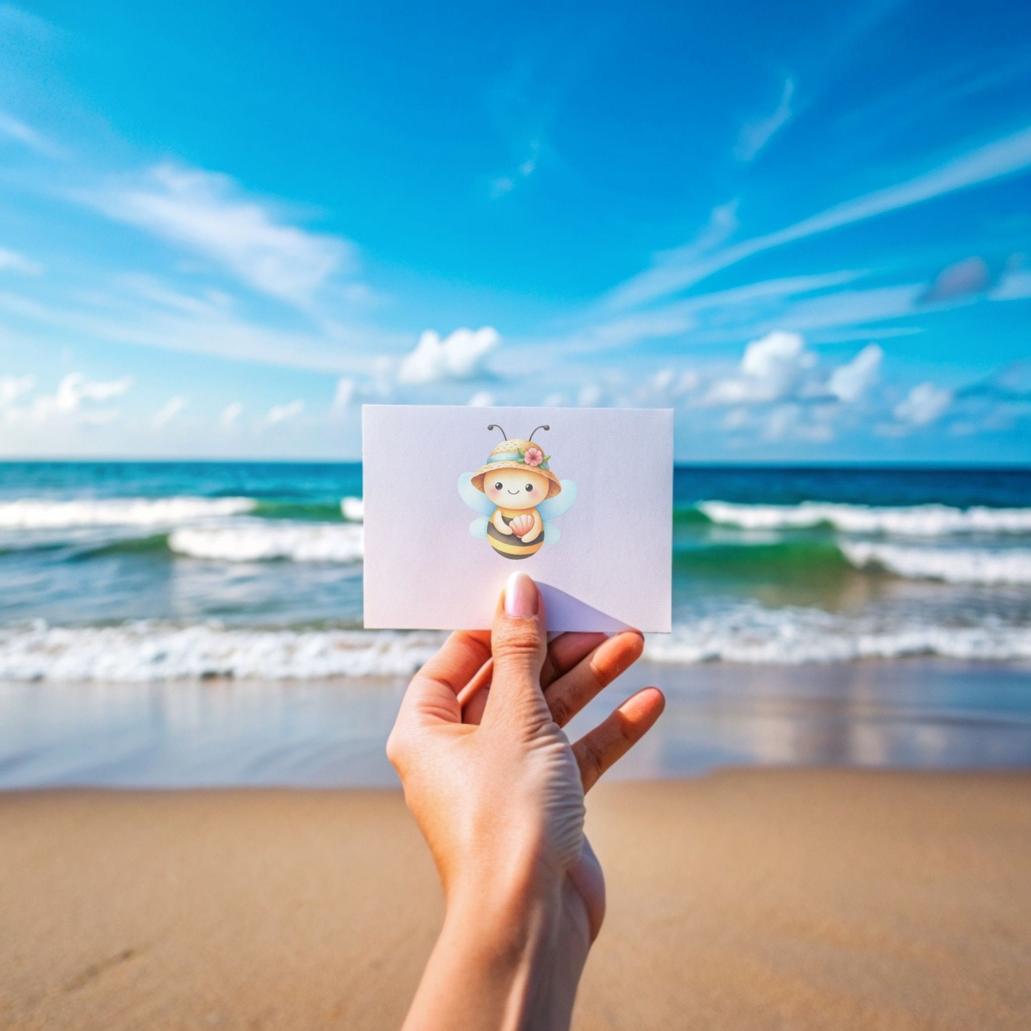 Summer Bee Watercolor Clipart, Honeybee, Summer Decor, Bumble Bee ...