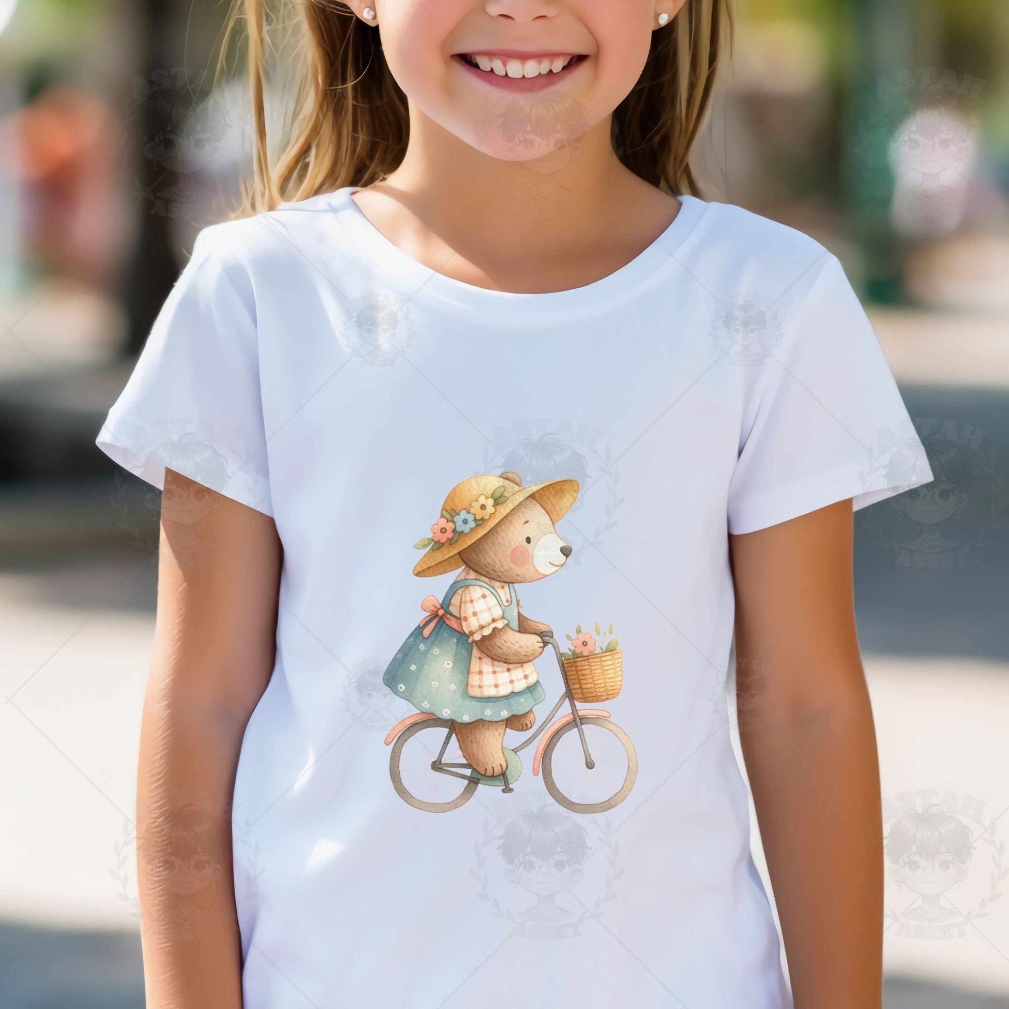 Cute Bear Watercolor,bear Garden ,animals for Kids ,gardening Clipart ...