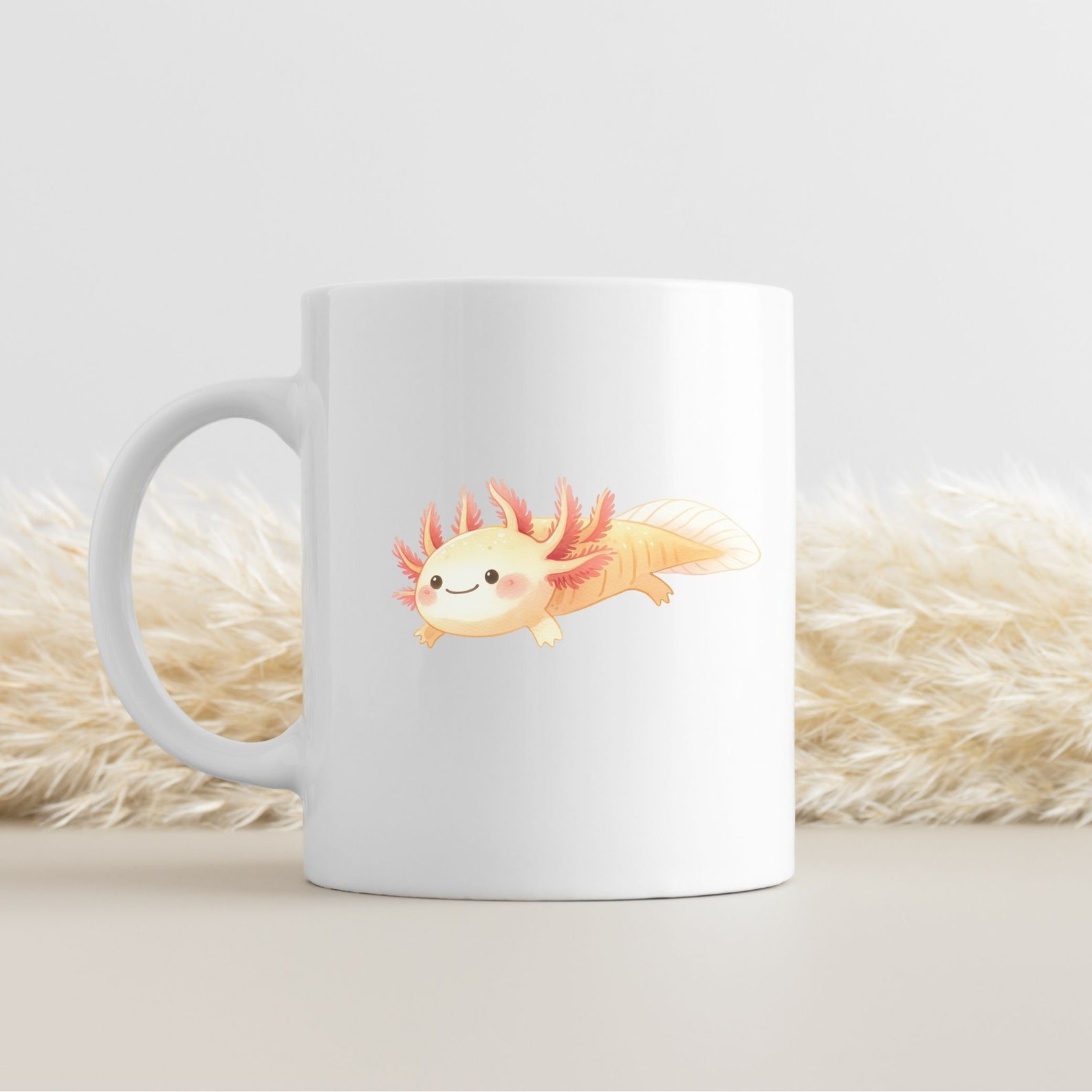 Yellow Axolotl Clipart, Baby Axolotl, Axolotl Birthday, Watercolor ...