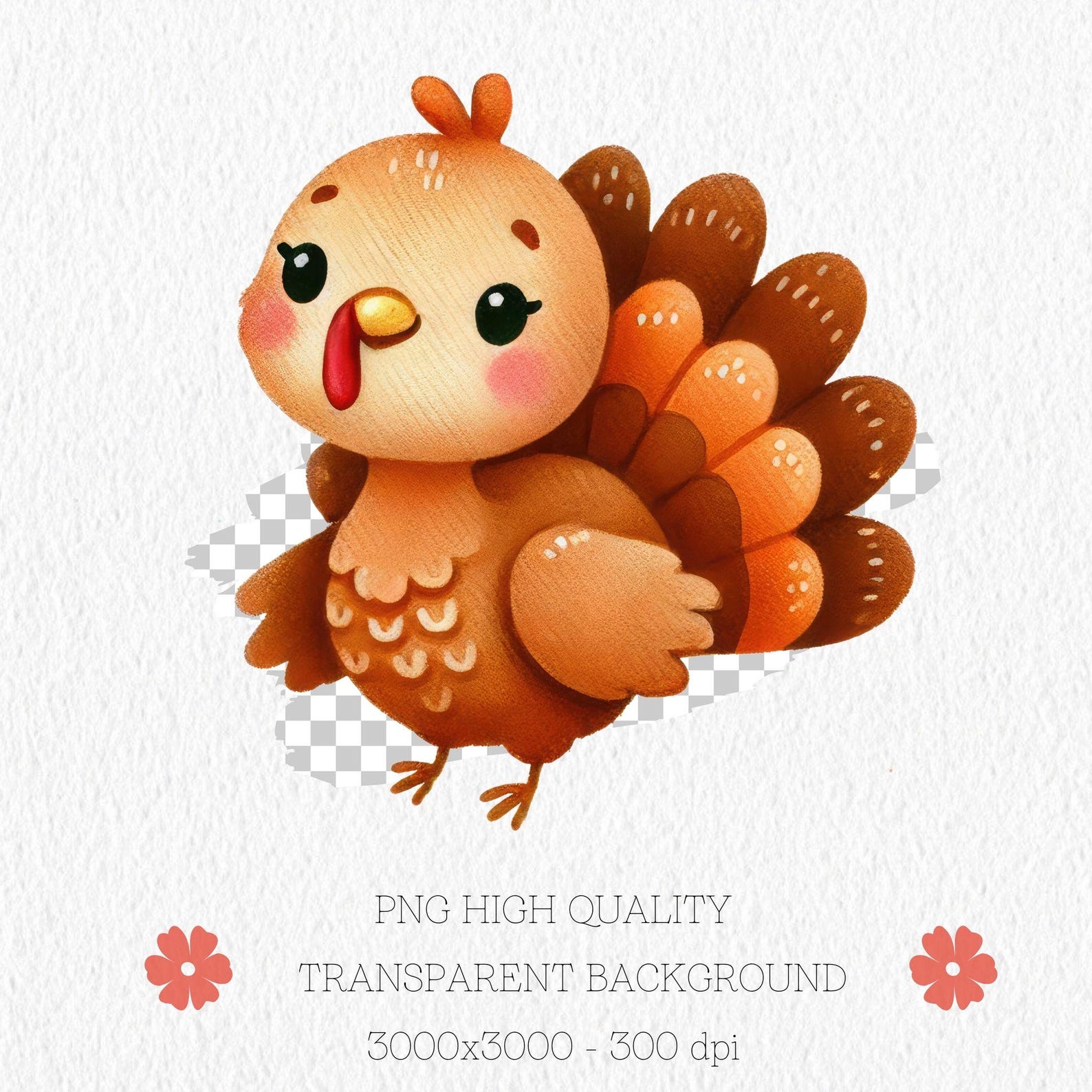 Cute Turkey Clipart,watercolor Turkey,thanksgiving Clipart,thanksgiving ...