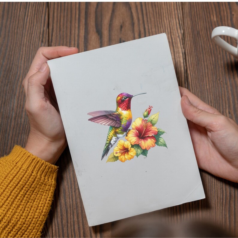 Watercolor Hummingbird Clipart Set, Bird Png, Illustration Paper ...