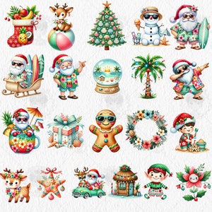 Summer Christmas Png, Tropical Christmas, Christmas in July, Christmas ...