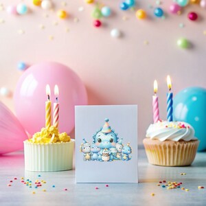 Blue Dragon Birthday Watercolor Clipart: Party Invitation (PDF) - Etsy