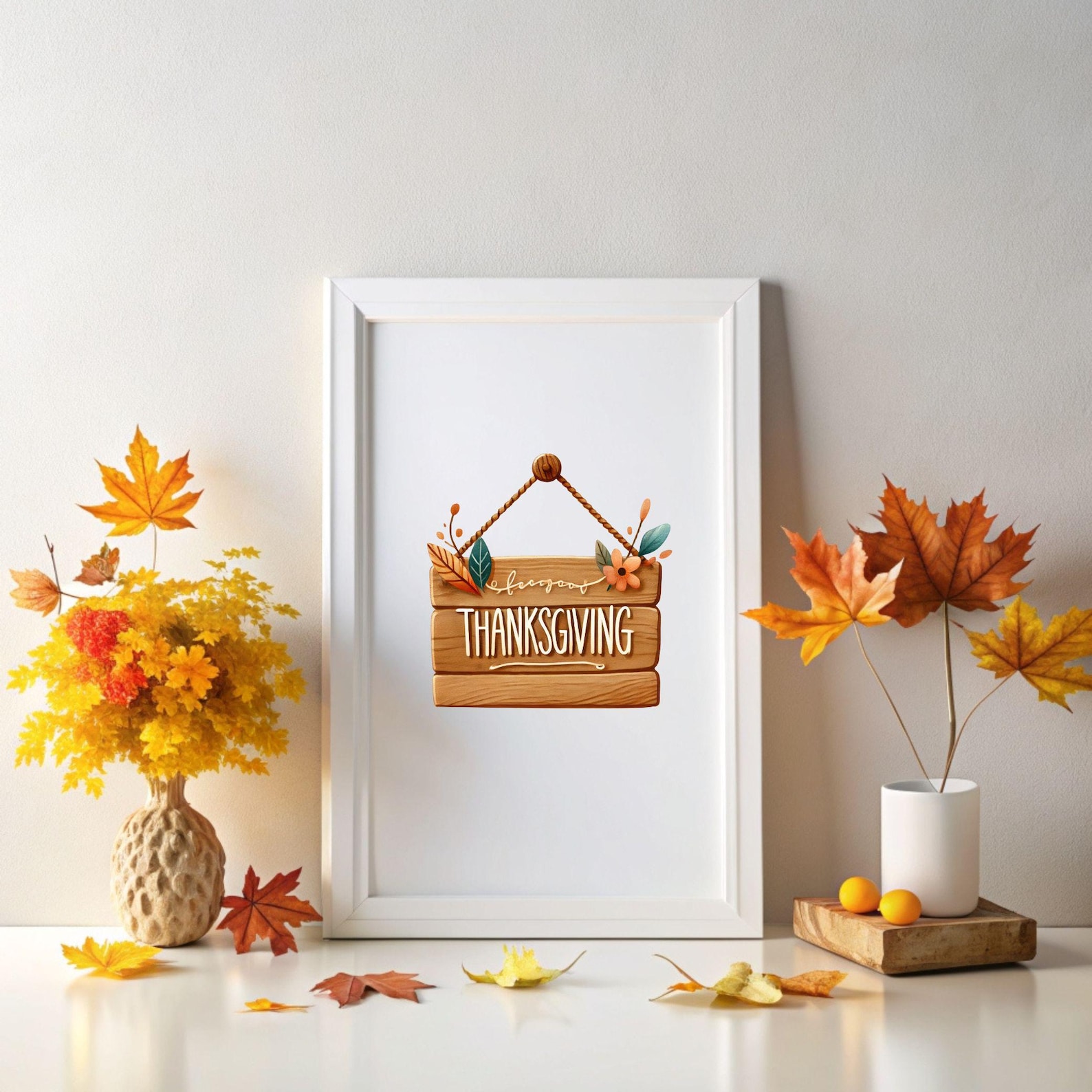 Thanksgiving Watercolor Clipart: Autumn PNG Images (commercial Use) - Etsy