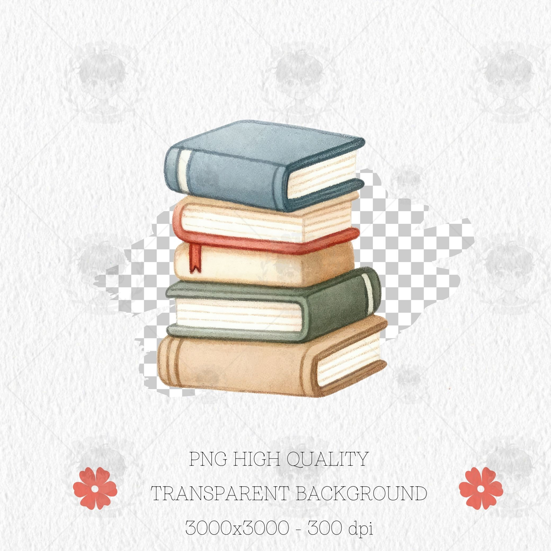 Watercolor School Clipart: Teacher & Student PNG Graphics (PDF) - Etsy