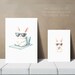 Summer Bunnies, Rabbit Summer, Watercolor Clipart, Animals Summer ...