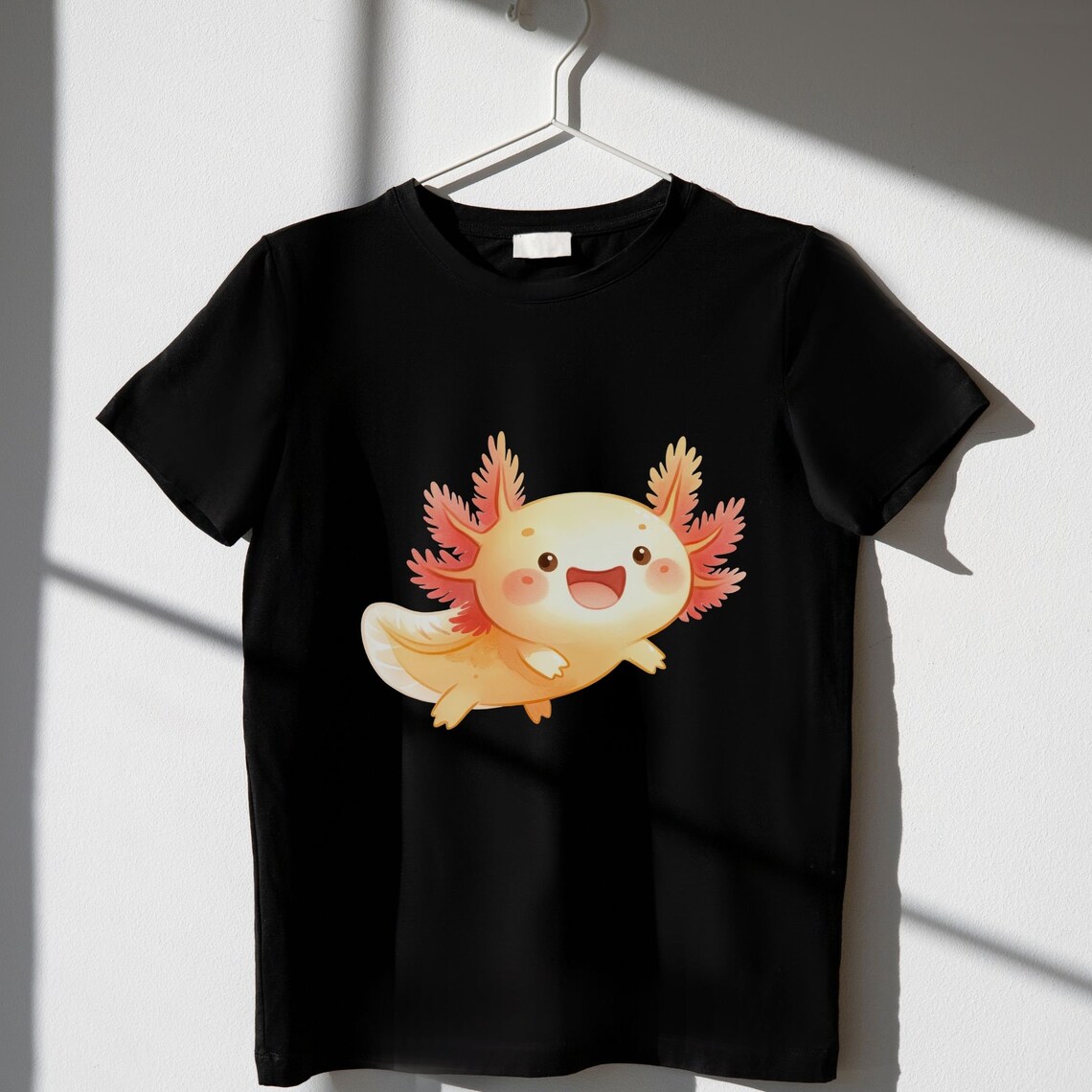 Yellow Axolotl Clipart, Baby Axolotl, Axolotl Birthday, Watercolor ...