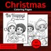 60 Christmas Coloring Pages Kids Coloring Christmas - Etsy