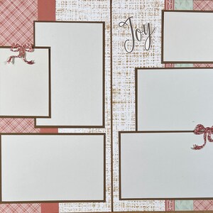 Christmas Church 12x12" Scrapbook Layout, Handmade 3D Page Kit, Choice ...