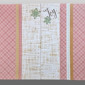 Christmas Church 12x12" Scrapbook Layout, Handmade 3D Page Kit, Choice ...