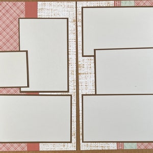 Christmas Church 12x12" Scrapbook Layout, Handmade 3D Page Kit, Choice ...