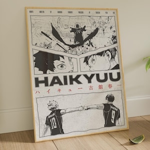 Slam Dunk, Hajime No Ippo, Hayikyuu, 18x24 DIGITAL, Anime Poster, FHD ...