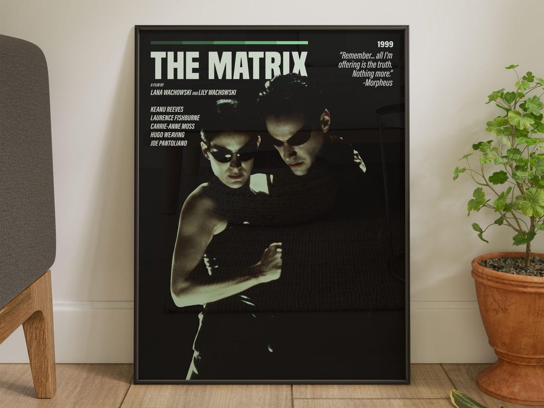 The Matrix, 18x24 DIGITAL, FHD Wall Decor Wall Hangings, , Museum ...