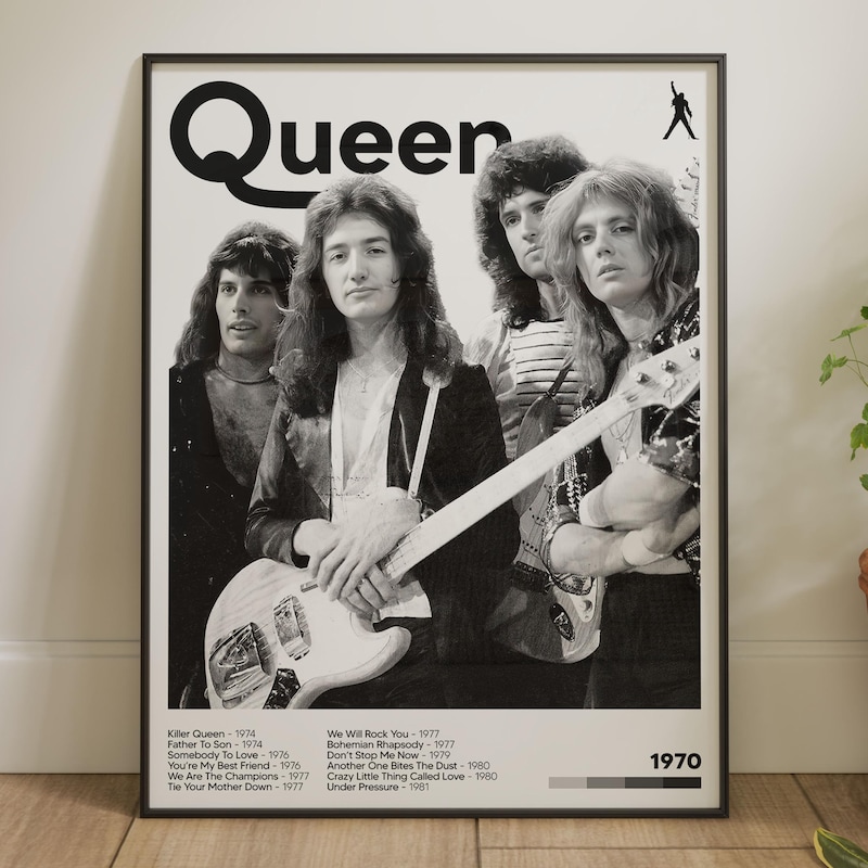 Queen Band Poster - Etsy