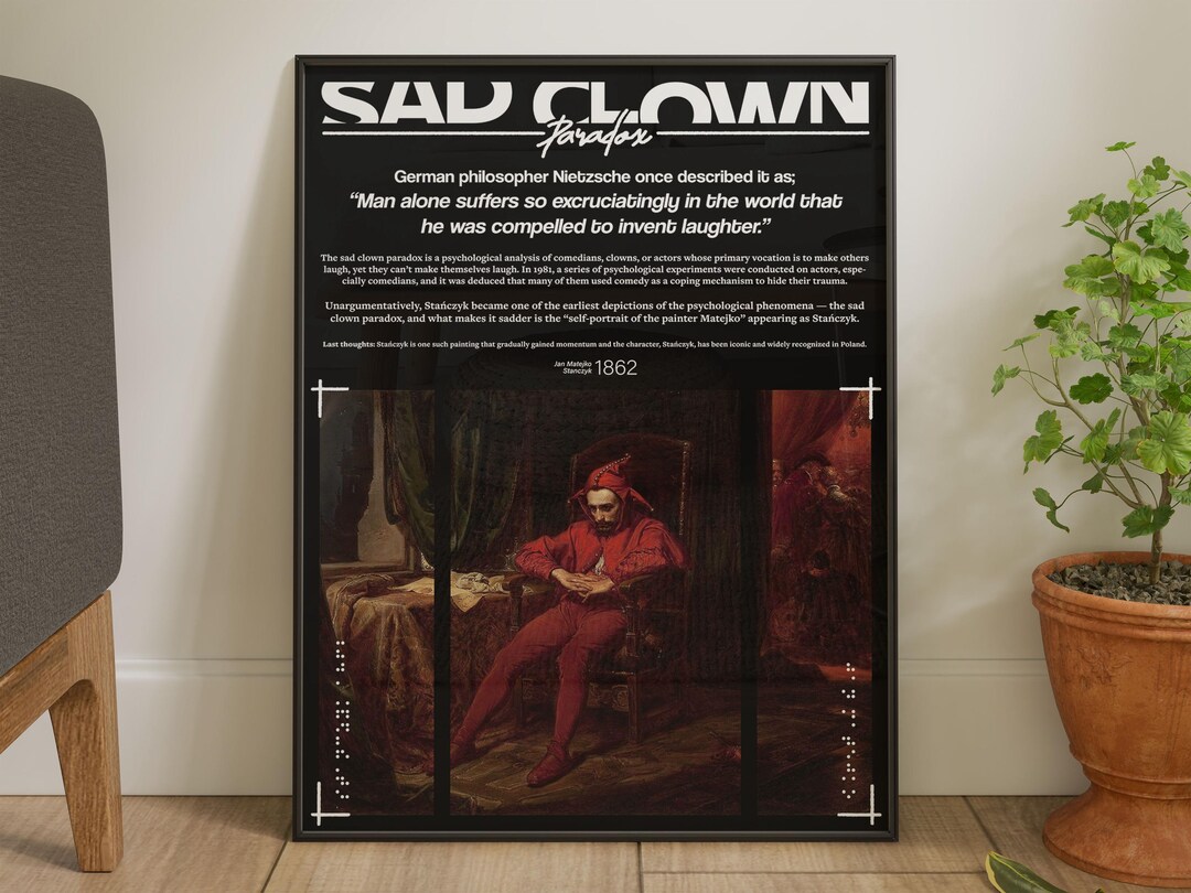 Sad Clown, Jan Matejko Stanczyk Poster, 18x24 DIGITAL, Renaissance, FHD ... Sad Clown, Jan Matejko Stanczyk Poster, 18x24 DIGITAL, Renaissance, FHD ...