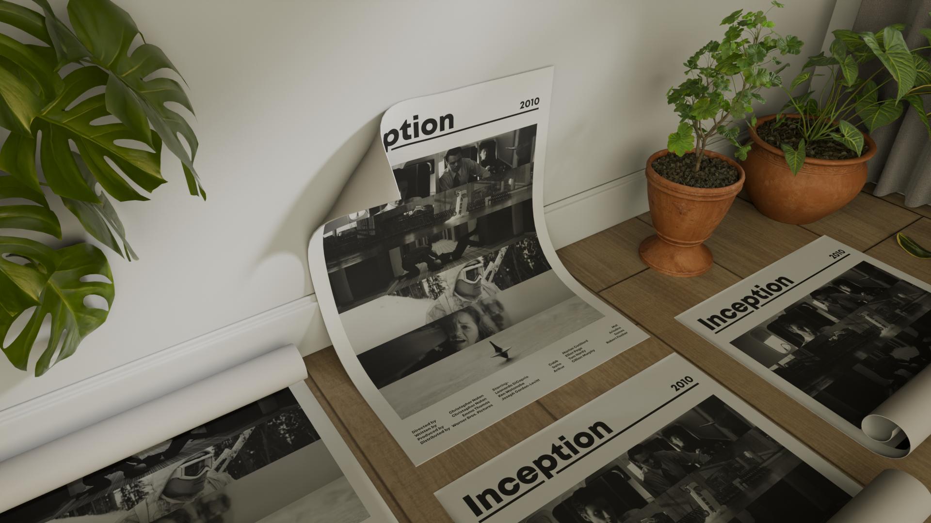 Inception, Movie Poster 18x24, FHD Wall Decor Wall Hangings, Wall Art ...