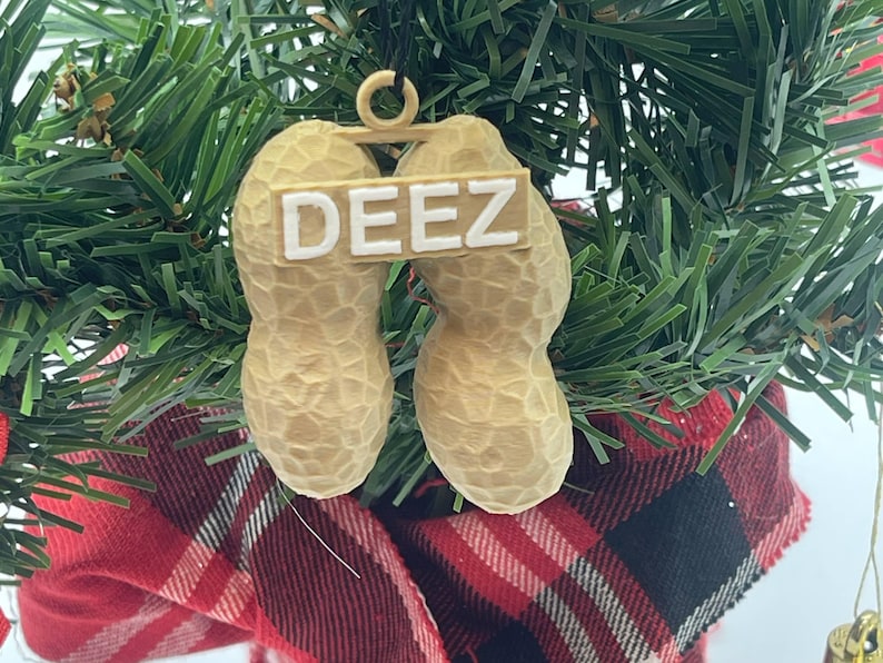 Deez Nuts Funny Ornament, Gag Gift, Secret Santa, for Him - Etsy