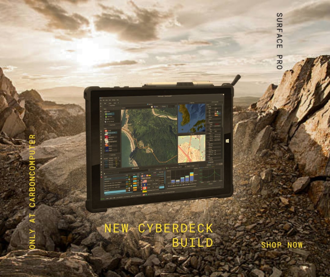 Cyberdeck Rugged Surface Pro With Dual Boot Kali & Blackarch - Etsy Cyberdeck Rugged Surface Pro With Dual Boot Kali & Blackarch - Etsy