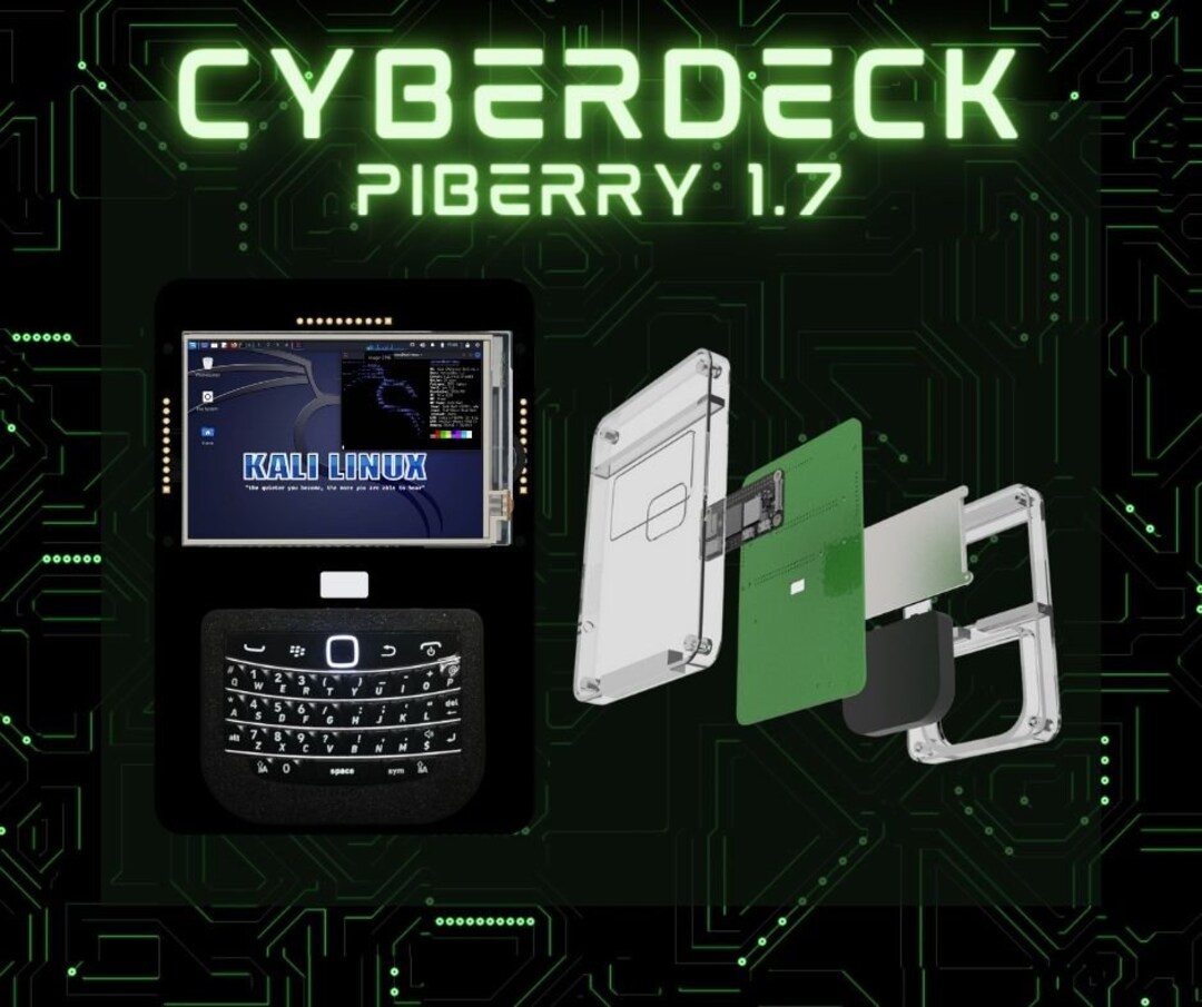 Cyberdeck Piberry 1.7 Raspberry Pi Zero Handheld - Etsy