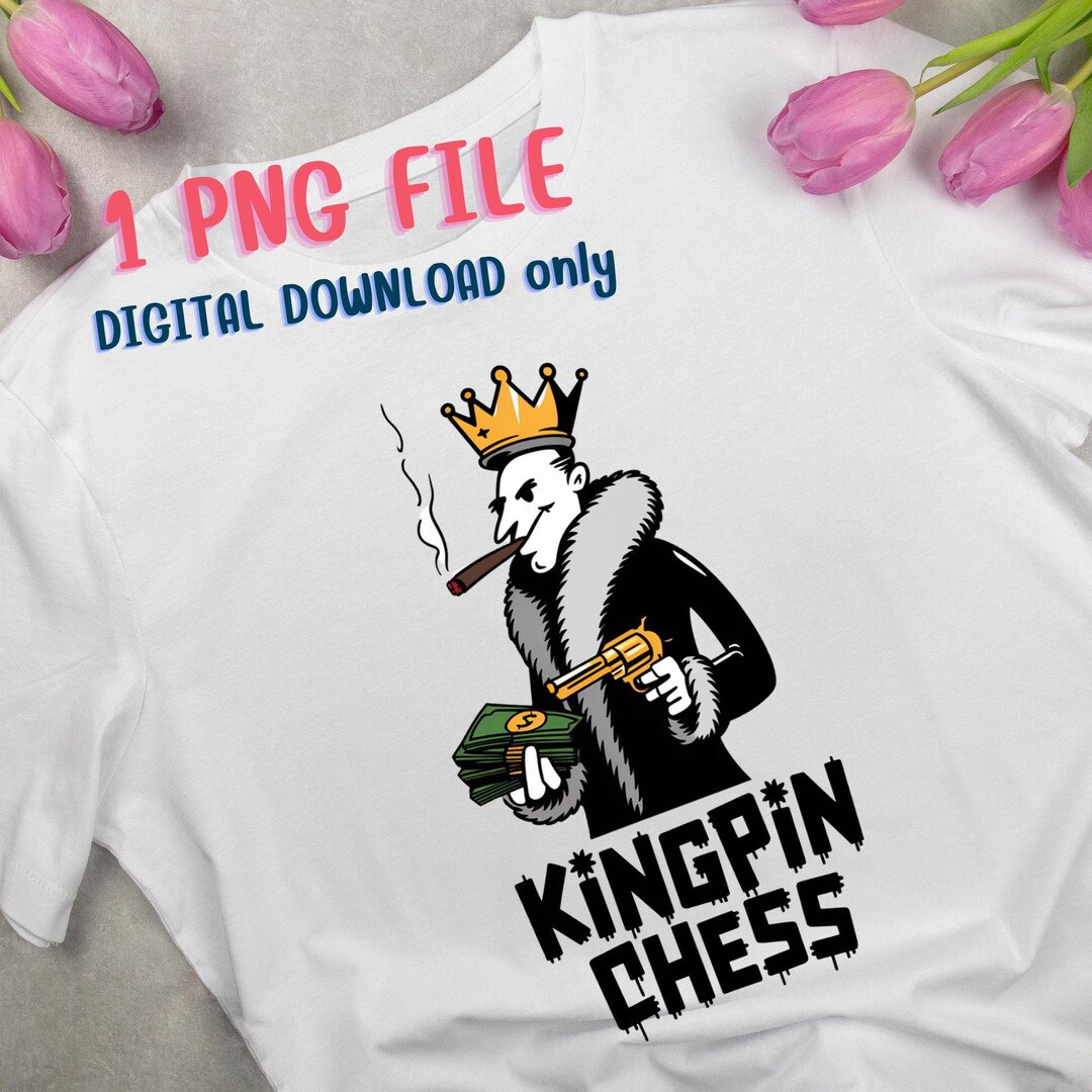 Kingpin Chess Digital Png File, Download Png File, Artwork Png File ...