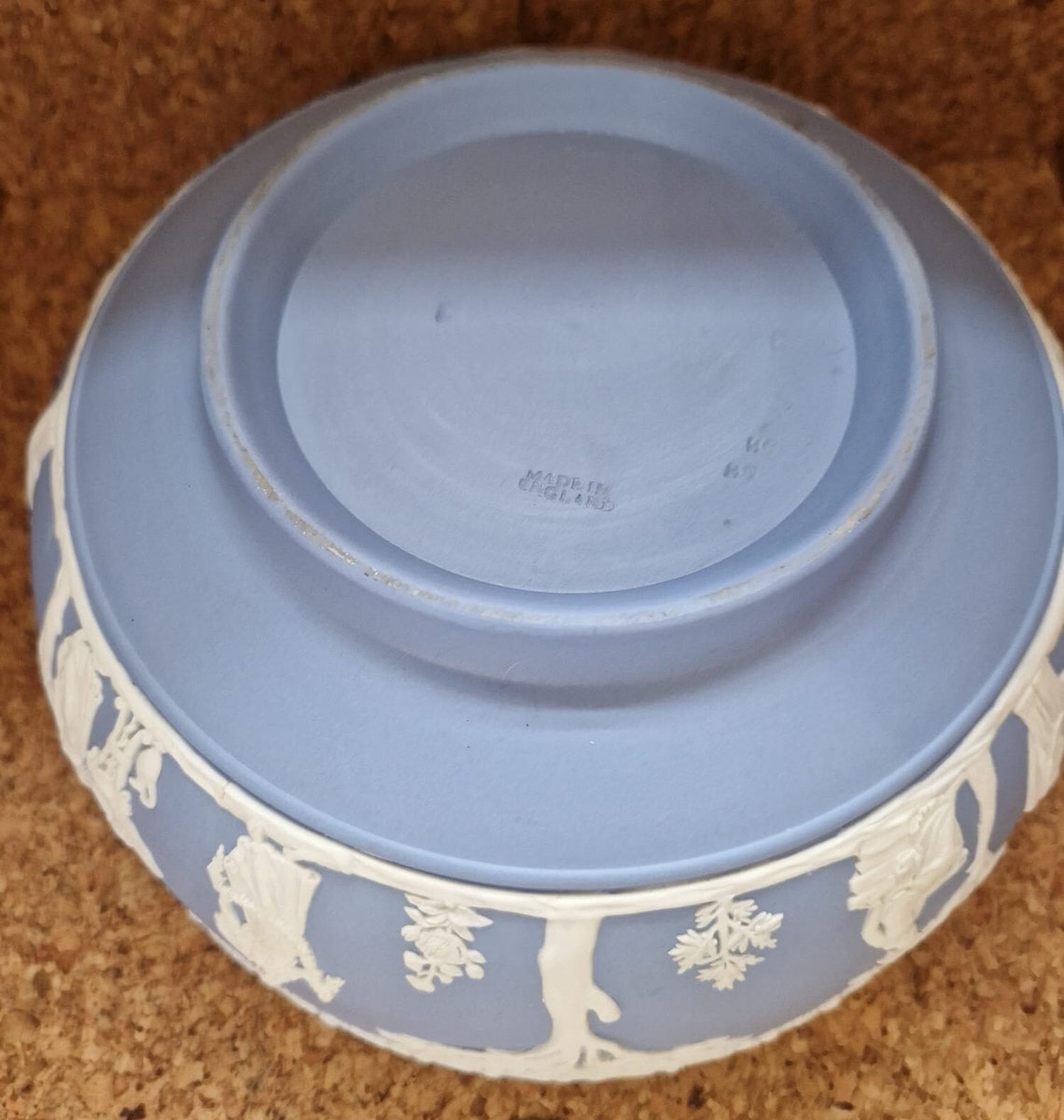 Wedgwood Jasperware Blue Sacrificial Fruit Bowl - Etsy