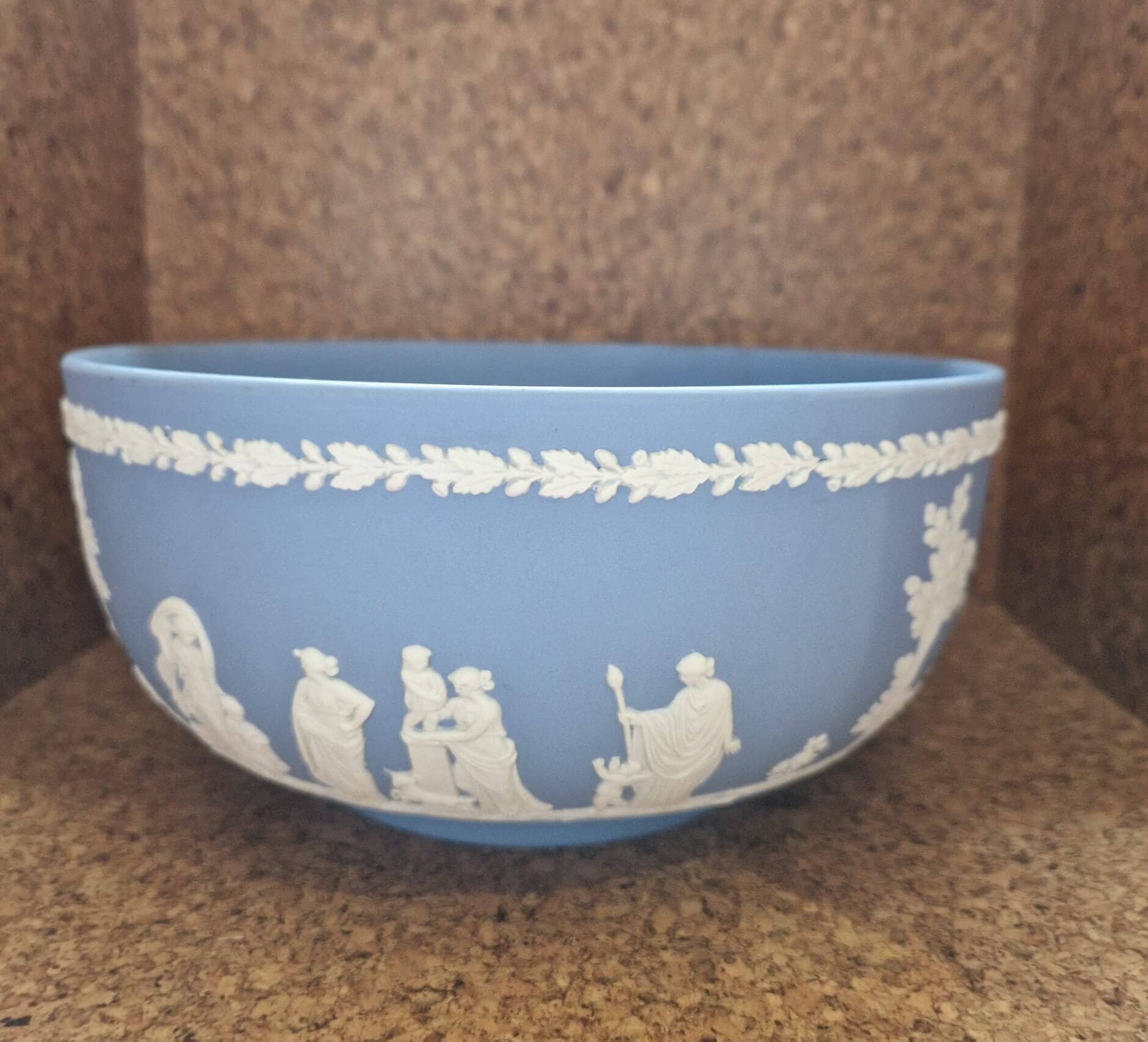 Wedgwood Jasperware Blue Sacrificial Fruit Bowl - Etsy