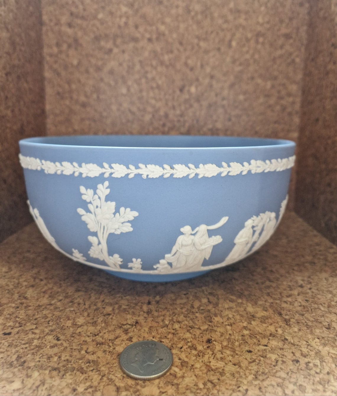 Wedgwood Jasperware Blue Sacrificial Fruit Bowl - Etsy