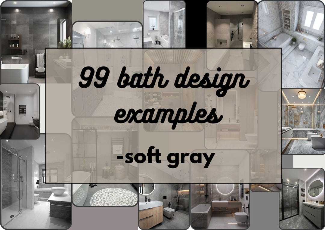 Grey Bath Luxury Bath 3d Rendering Minimalist Bath Remodel Ideas ...