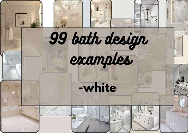 White Bath Luxury Bath 3d Rendering Minimalist Bath Remodel Ideas ...