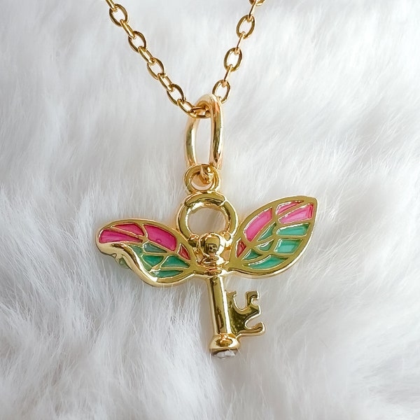 Winged Key - Etsy UK