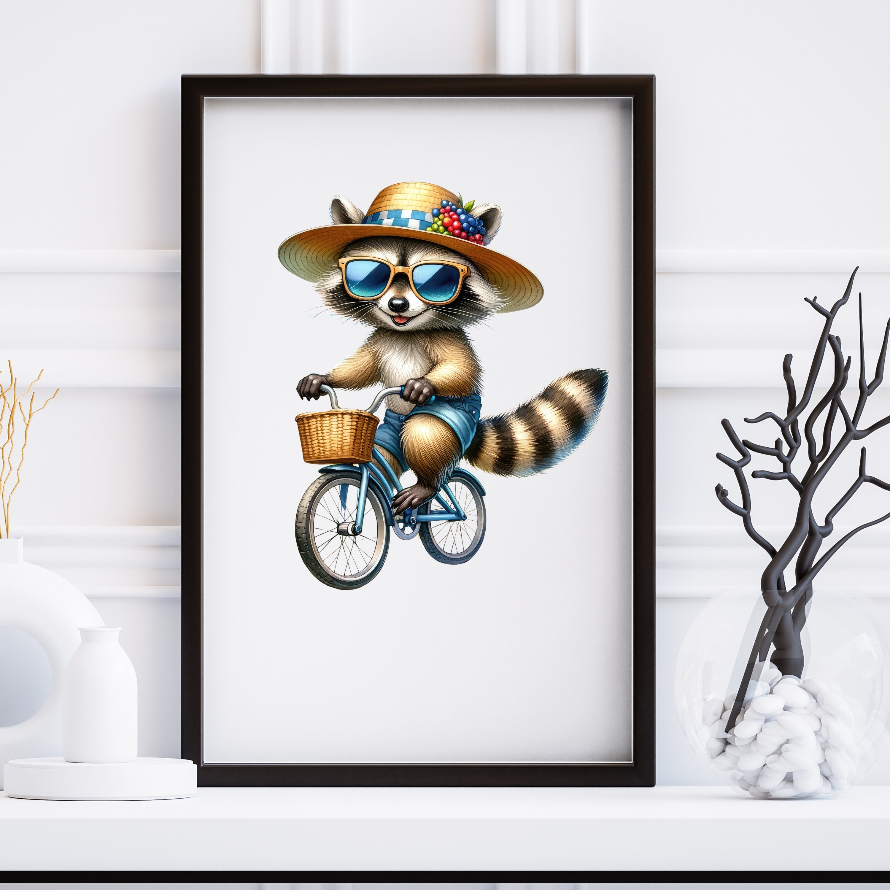 Watercolor Summer Animals SET 3 Clipart Bundle, Commercial Use, Digital ...